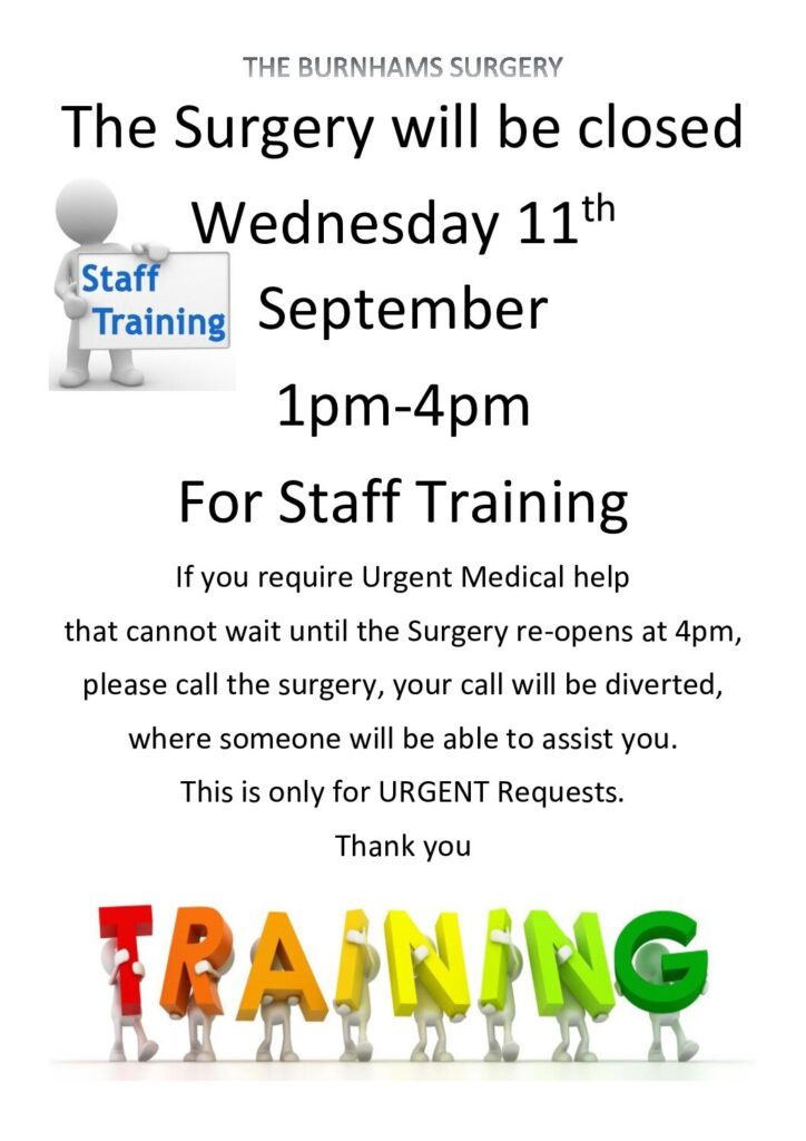 Upcoming Practice Closure - Burnham Surgery